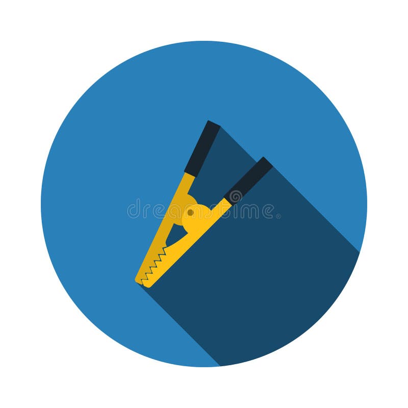 Crocodile Clip Icon stock vector. Illustration of alligator - 253261621