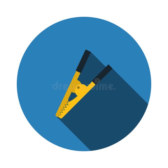 Crocodile Clip Icon stock vector. Illustration of alligator - 253261621