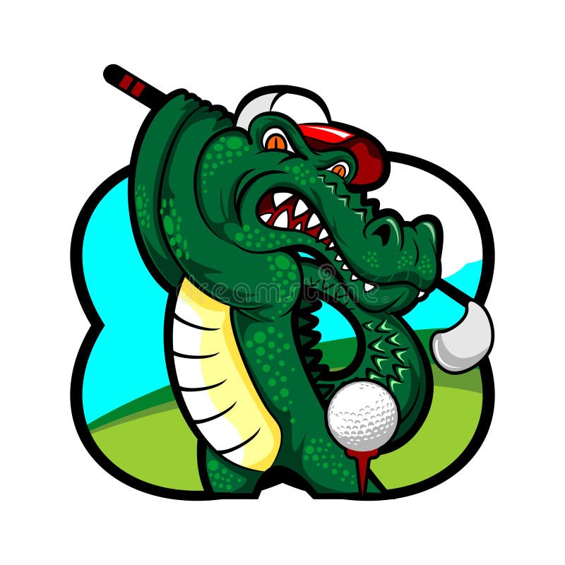 Crocodile Golfer Stock Illustrations – 15 Crocodile Golfer Stock ...