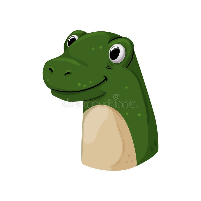 Crocodile Hand Puppet Cartoon Vector Illustration Stock Vector ...