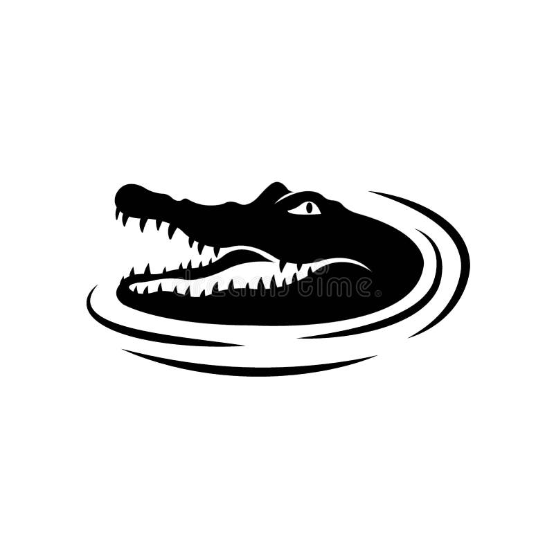 Crocodile icon logo design stock vector. Illustration of symbol - 260312321