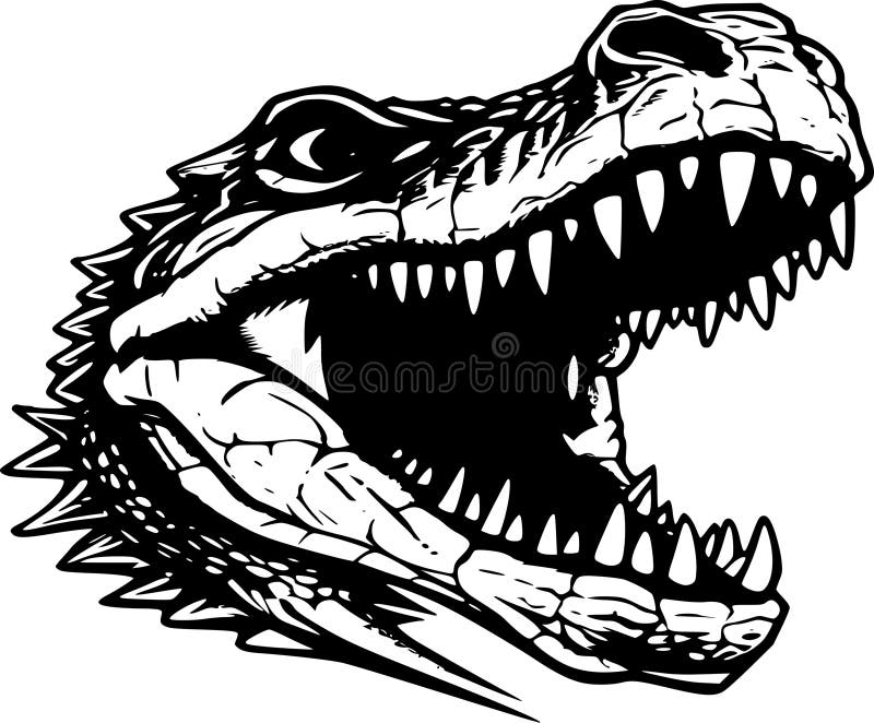Crocodile - Minimalist and Simple Silhouette - Vector Illustration ...