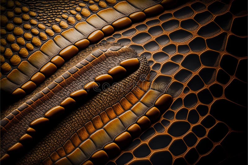 Crocodile Skin Patterns stock illustration. Illustration of scales ...