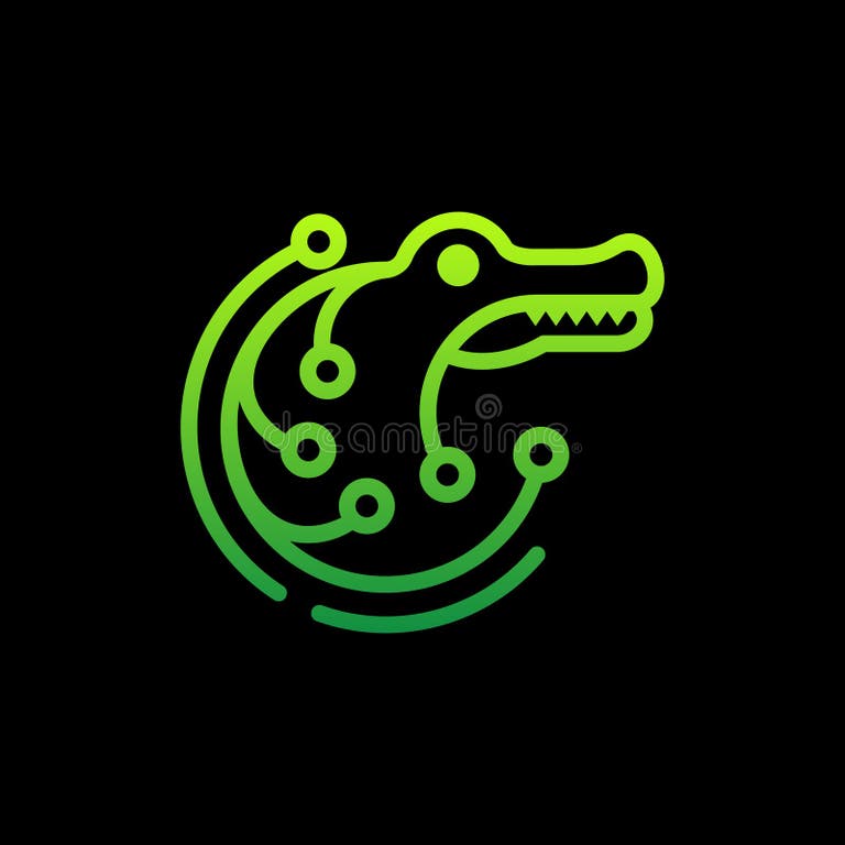 Crocodile Technology Stock Illustrations – 196 Crocodile Technology ...
