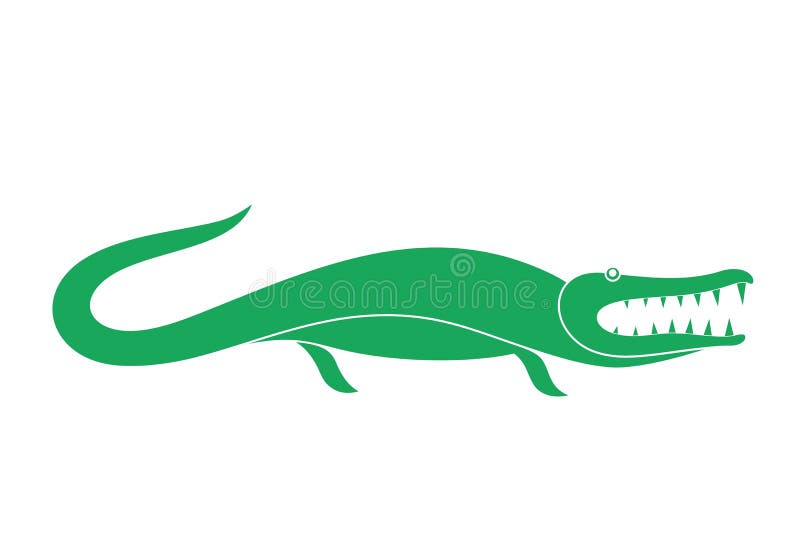 Crocodile label stock vector. Illustration of animal - 27022068