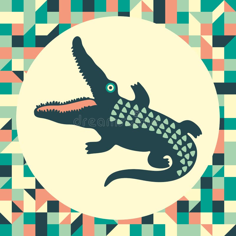Crocodile Triangles Stock Illustrations – 9 Crocodile Triangles Stock ...