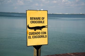 114 Crocodile Beware Sign Stock Photos - Free & Royalty-Free Stock ...