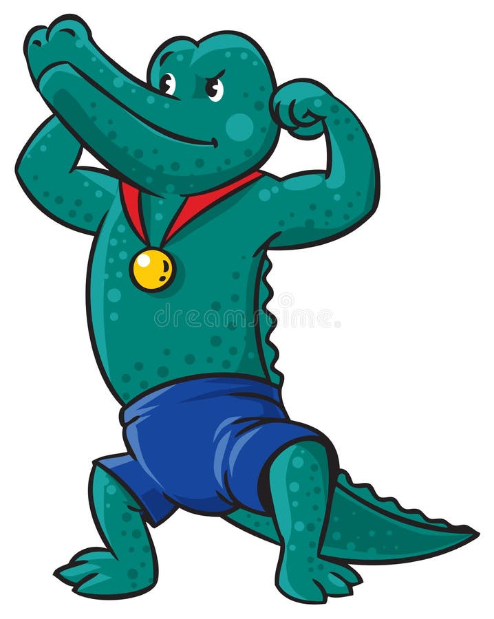 Strong Alligator stock illustration. Illustration of croc - 24970082
