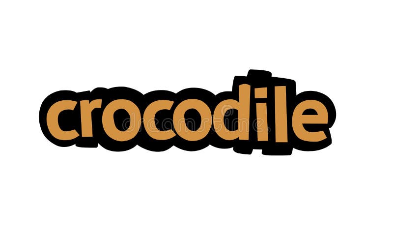 Crocodile Writing Stock Illustrations – 283 Crocodile Writing Stock ...
