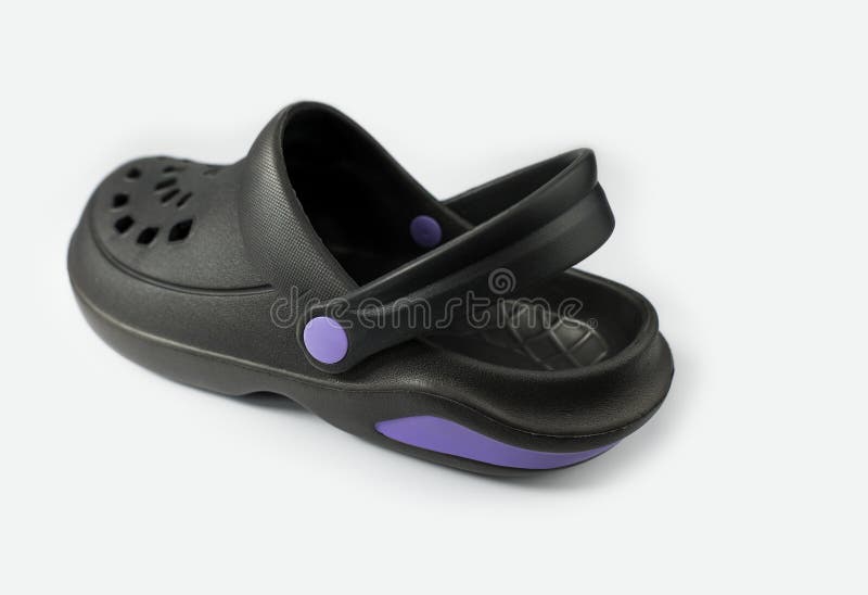 Crocs Classic Clogs on the White Stock Image - Image of shoes, slippers ...
