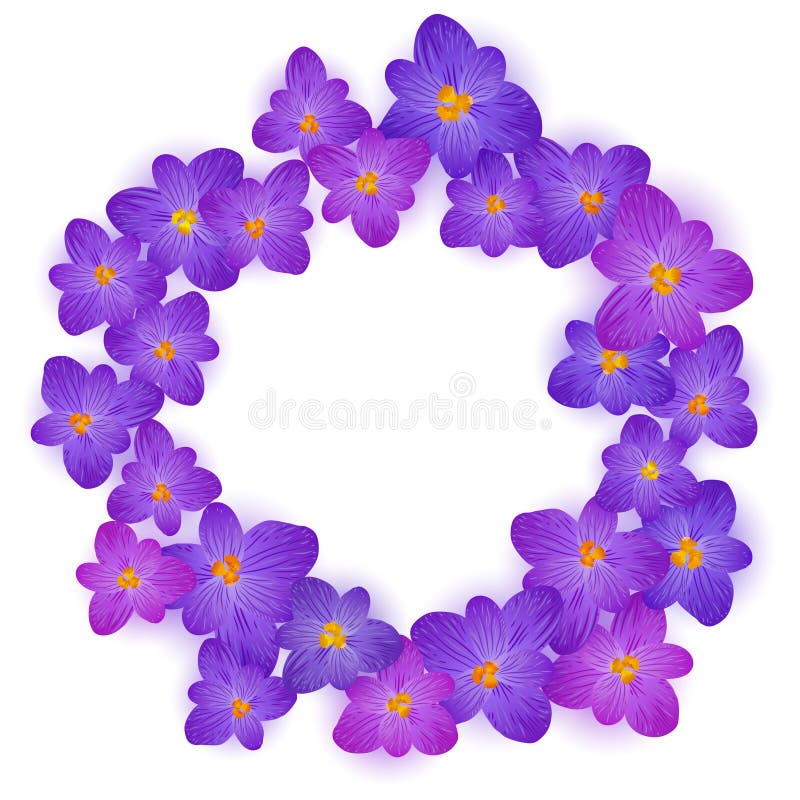 Crocus Border Stock Illustrations – 1,183 Crocus Border Stock ...