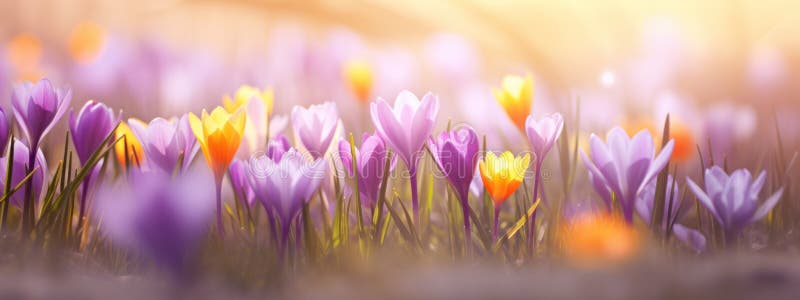 Crocus Spring Wallpapers Free Spring Desktop Wallpapers Stock Photo ...