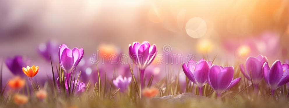 Crocus Spring Wallpapers Free Spring Desktop Wallpapers Stock Photo ...