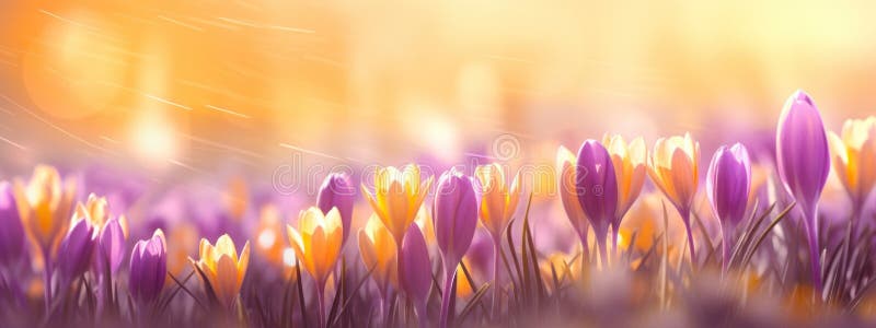 Crocus Spring Wallpapers Free Spring Desktop Wallpapers Stock Image ...