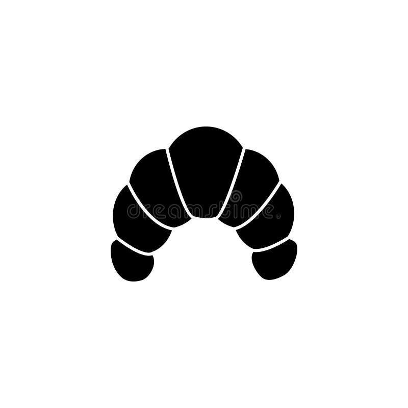 Croisant Line Icon Concept. Croisant Flat Vector Symbol, Sign, Outline ...