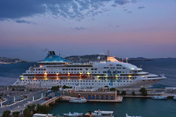 Croisières de Celestyal image stock éditorial. Image du horizontal - 55739389