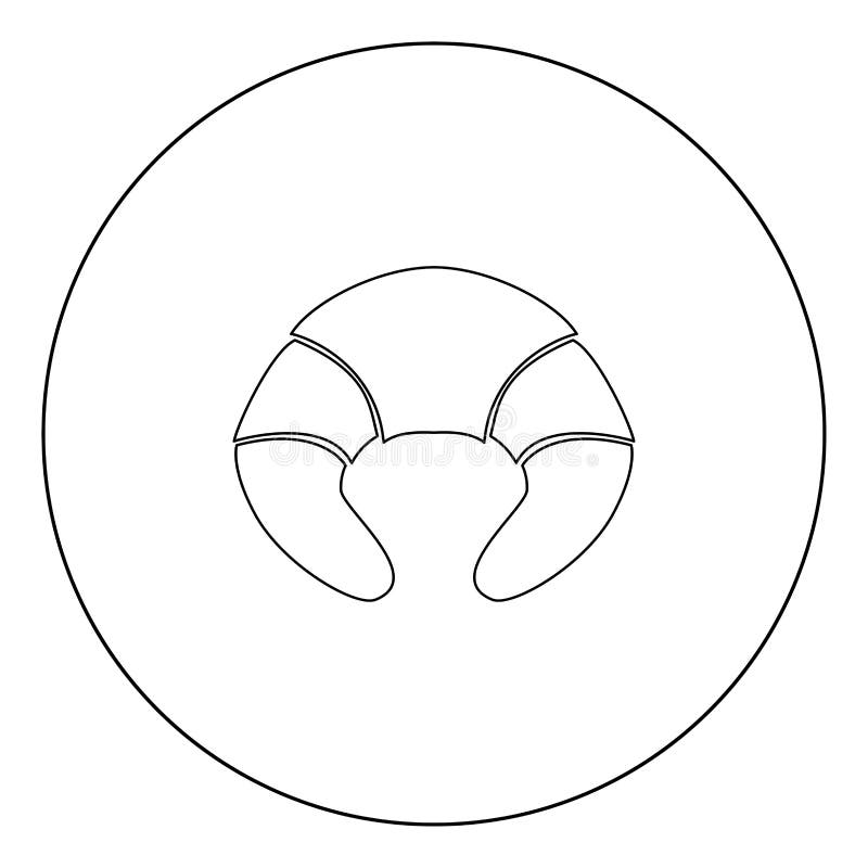 Croissant Circle Stock Illustrations – 2,042 Croissant Circle Stock ...