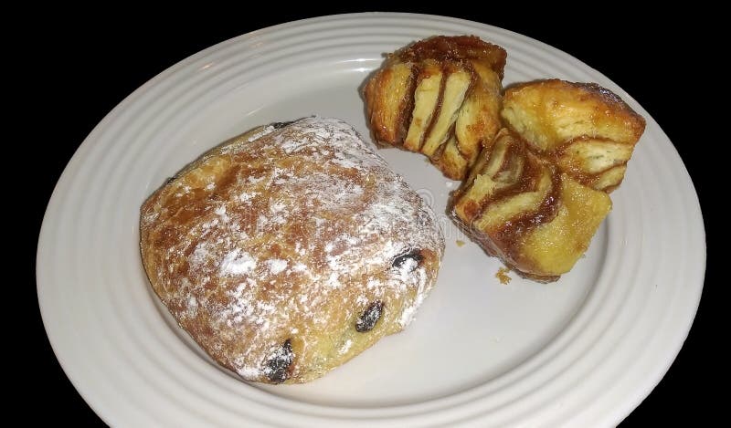 Croissant and Cinnamon Bites Stock Image - Image of white, croissant ...