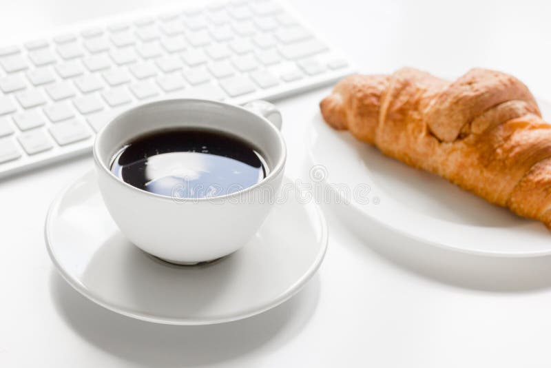 1,417 Work Desk Croissant Coffee Stock Photos - Free & Royalty-Free ...