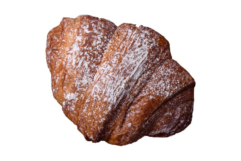 Croissant Doce E Doce Delicioso Com Chocolate Foto de Stock - Imagem de ...