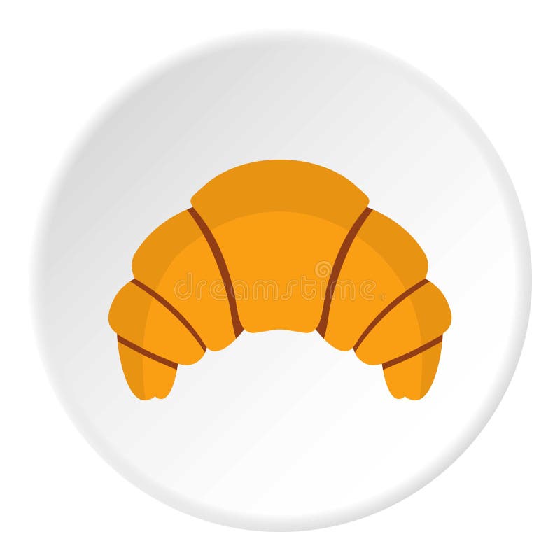 Croissant Icon, Simple Style Stock Illustration - Illustration of ...