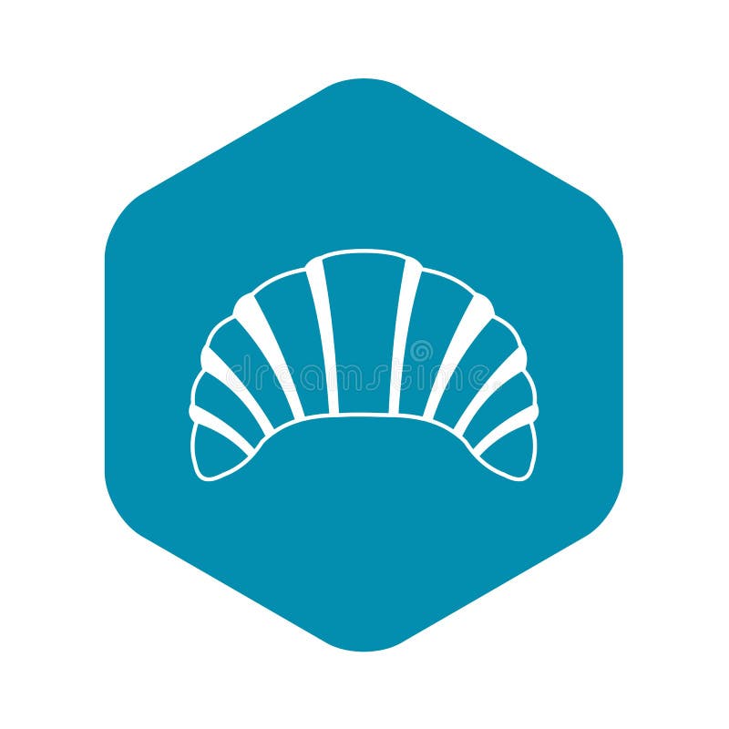 Croissant Icon, Simple Style Stock Vector - Illustration of flour ...