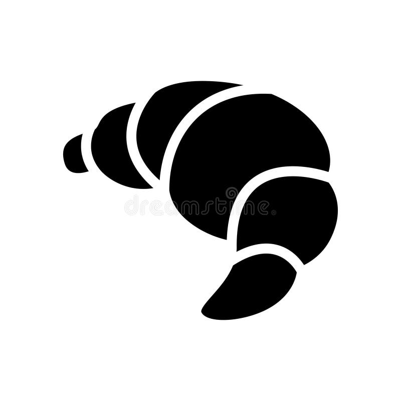 Croissant Icons Vector Design Template Basic RGB Stock Vector ...