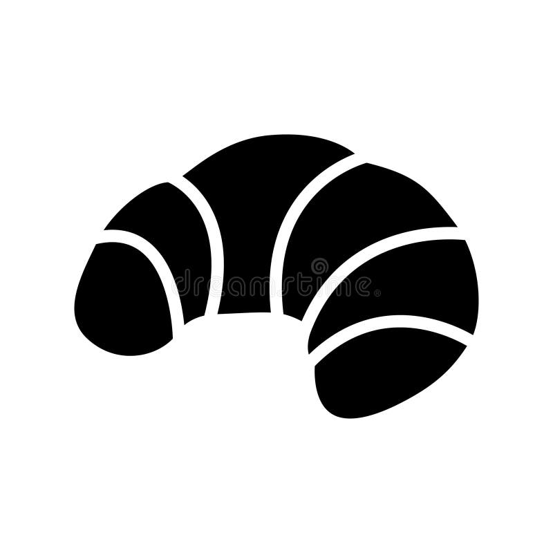 Croissant Icons Vector Design Template Basic RGB Stock Vector ...