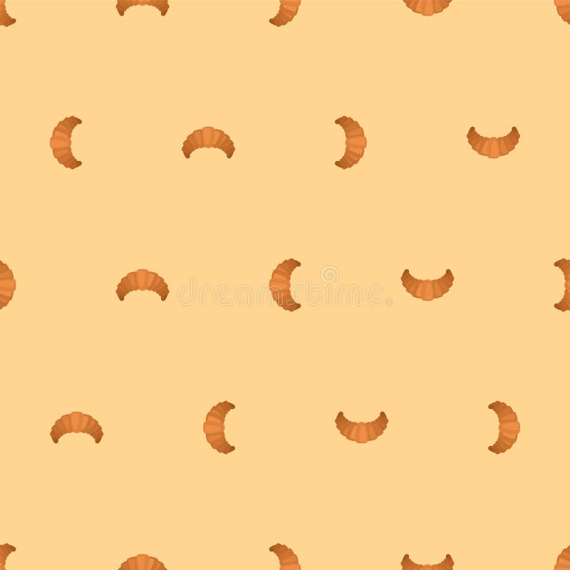 Croissant Pattern Seamless. Bagel Background Vector Illustration Stock ... Croissant Pattern Seamless. Bagel Background Vector Illustration Stock ...