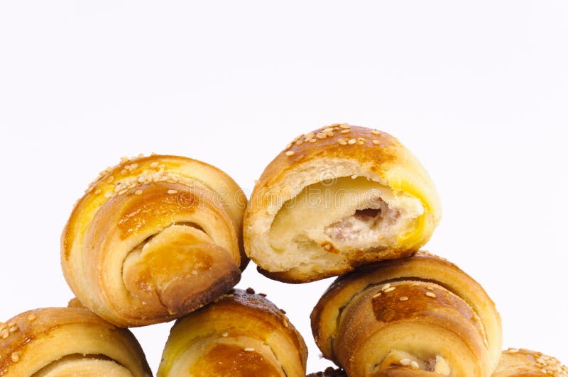 Croissant slice stock image. Image of meal, breakfast - 25430995