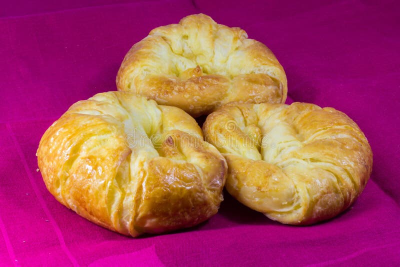 Croissant stock photo. Image of breakfast, glaze, cholesterol - 33860132