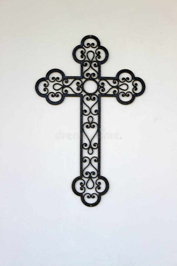 Croix chrétienne stylisée image stock. Image of vieux - 14713913