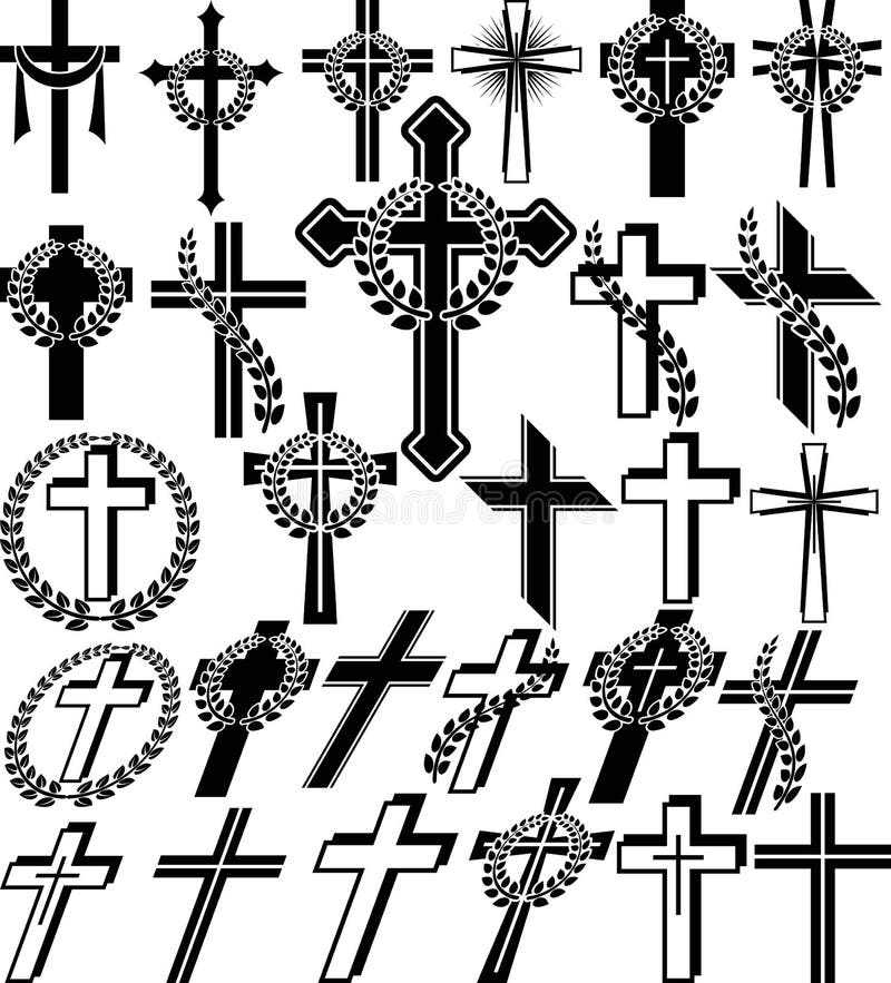 Croix illustration de vecteur. Illustration of religion - 27594994