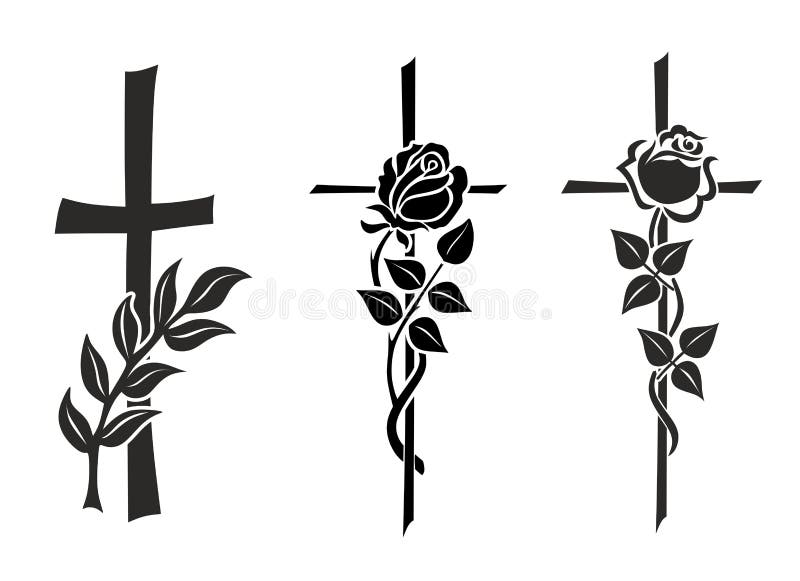 Croix Chrétienne Le Crucifix De Jésus-Christ, Différentes Formes D ...