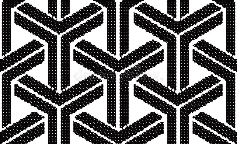 Croix Sans Couture Franc De Triangle De Cube En Fond 3D De Gradient D ...