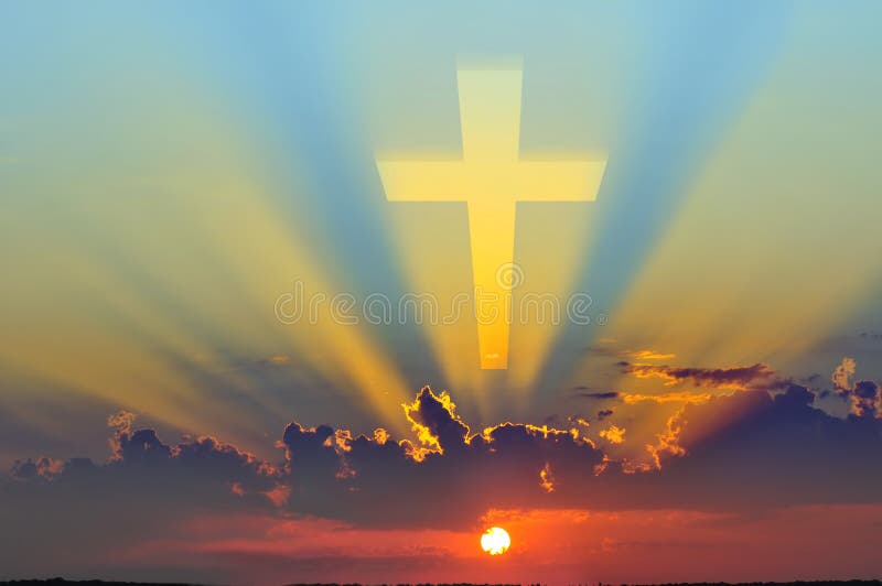 Croix dans le ciel image stock. Image du croix, ciel - 15901543