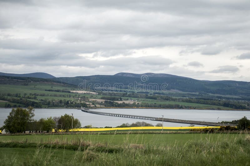 Cromarty Bridge Near Inverness Scotland Dingwall Stock Image - Image of ...