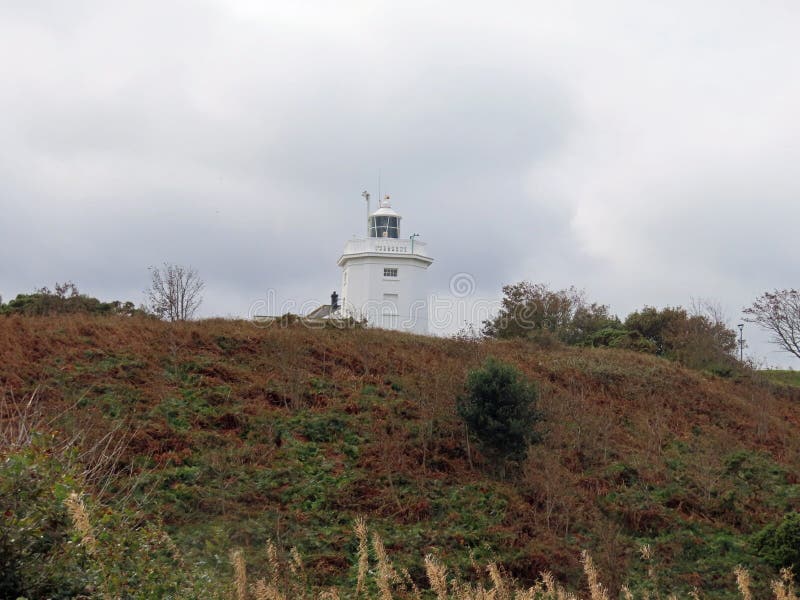 Cromer Lighthouse, Norfolk, England Stock Image - Image of cliff, town ...