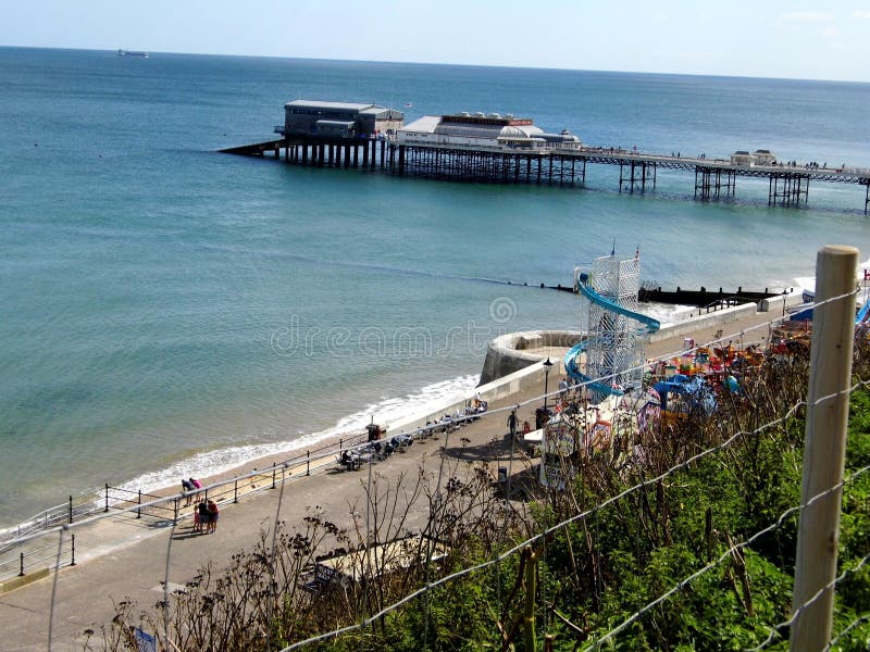Cromer Pier View from Seafront Stock Photo - Image of wild, cromer ...