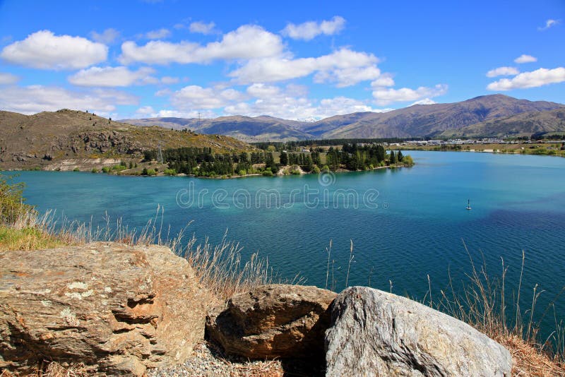 Cromwell city view stock photo. Image of water, teal - 35925116