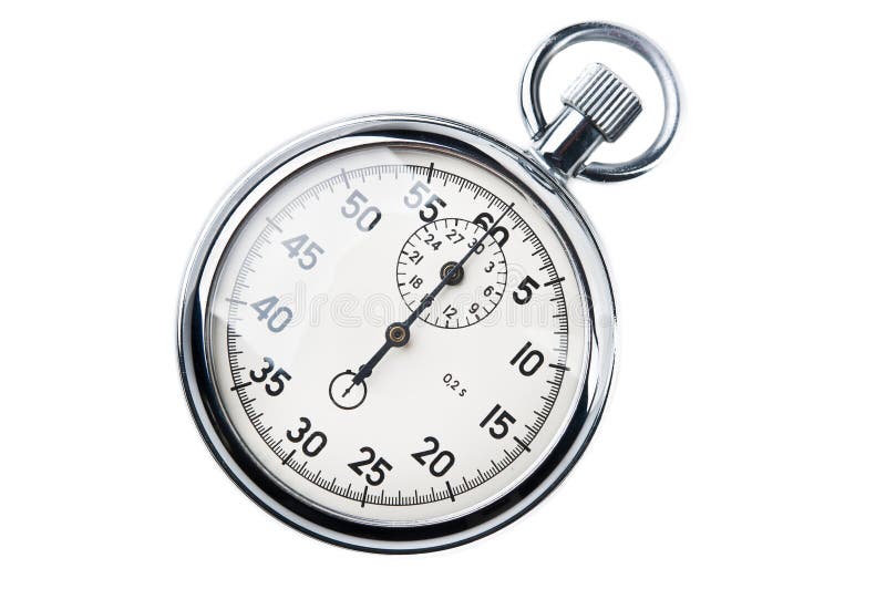 Cronómetro. imagen de archivo. Imagen de cromo, minuto - 18206739