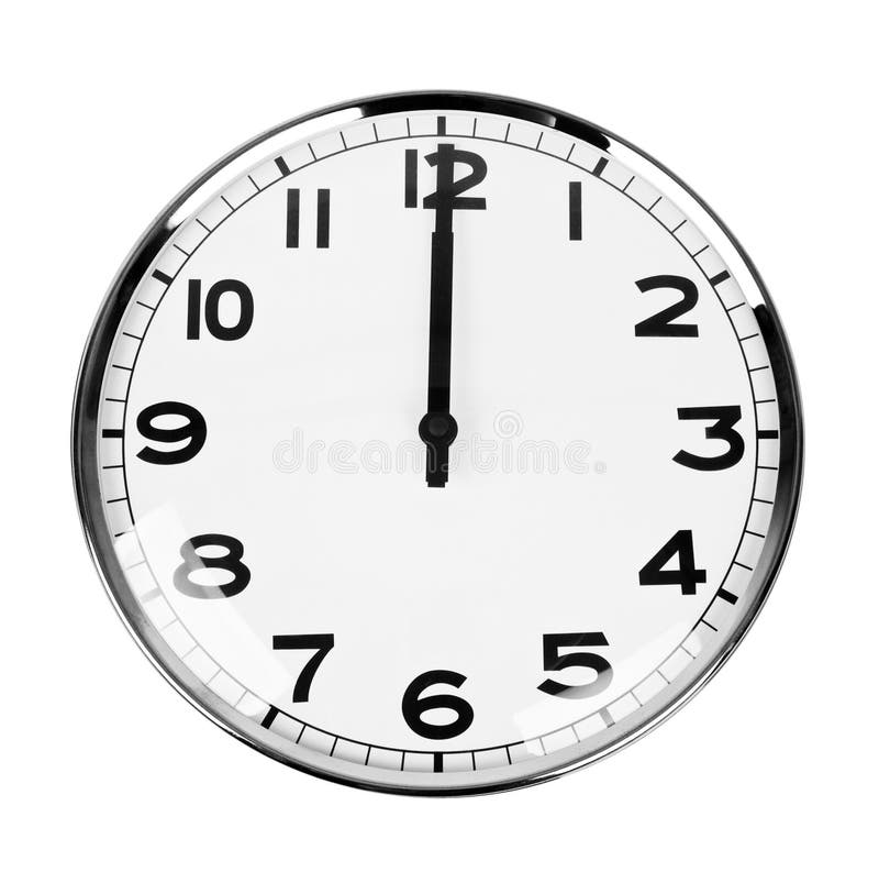 Cronometre O Sinal 12 Horas Imagem de Stock - Imagem de batida ...