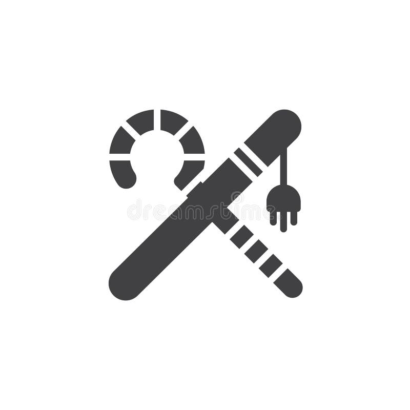 Crook and Flail Vector Icon Stock Vector - Illustration of insignia ...
