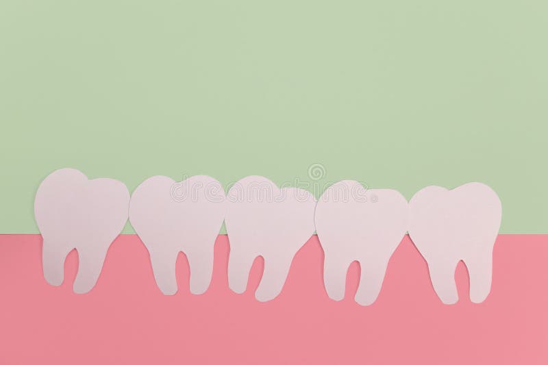 Crooked Paper Teeth, the Concept of Incorrect Growth, Malocclusion ...