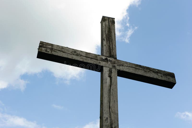 Croos de la madera foto de archivo. Imagen de catolicismo - 32791348
