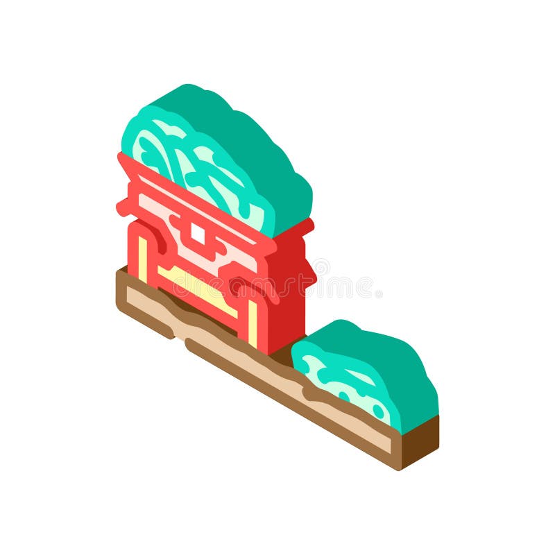 Crop Agri Tech Isometric Icon Vector Illustration Stock Illustration ...
