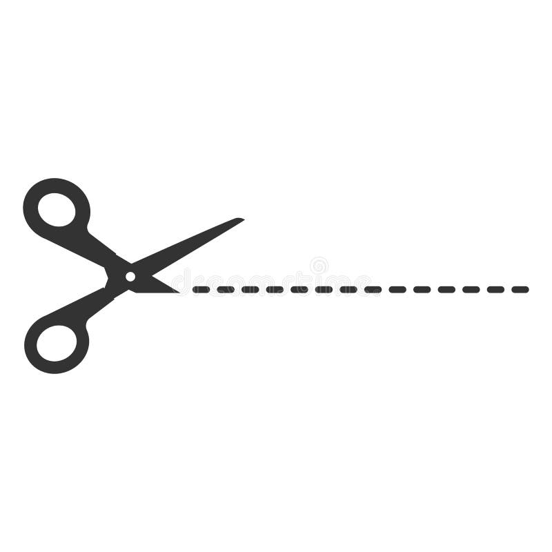 Crop, Cut Cutting Scissors Icon. Vector Illustartion, Flat Design ... Crop, Cut Cutting Scissors Icon. Vector Illustartion, Flat Design ...