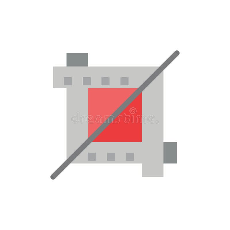 Crop, Design, Graphic Flat Color Icon. Vector Icon Banner Template ...