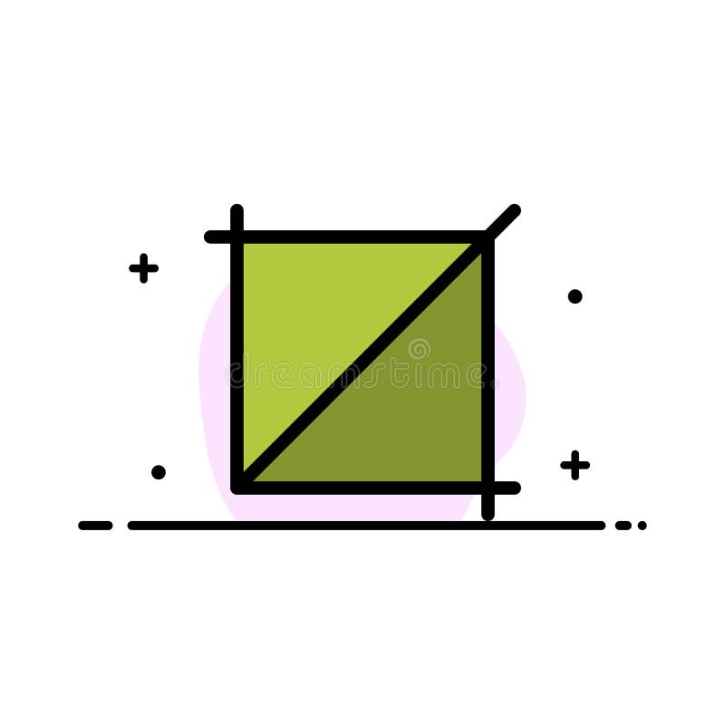 Crop, Design, Tool Business Flat Line Filled Icon Vector Banner ...