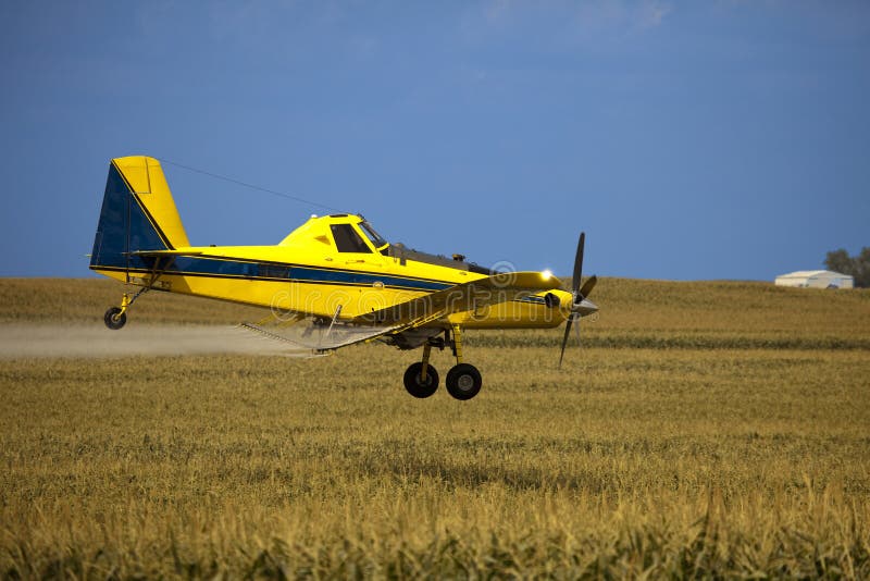 Crop Duster stock photo. Image of dangerous, corn, grain - 25741656